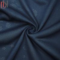 China Shirt Anti UV Quick Dry Sporty Jacquard Fabric 100% Polyester Knitted Fabric for sale