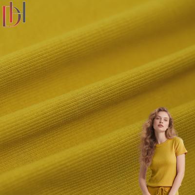 China 95% Cotton 5% Spandex Fabric 280gsm Eco Friendly Tricot Knitted Fabric for sale