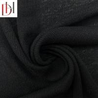 China High Quality Medium Weight 73% Cotton 27% Nylon Breathable Knitted Rib Fabric for sale