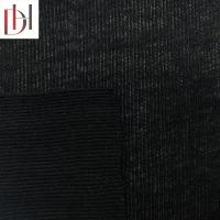 China High Quality Medium Weight 73% Cotton 27% Nylon Breathable Knitted Rib Fabric for sale