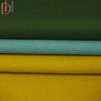 China Custom Ribbed T Shirt Fabric 95% Cotton 5% Spandex Fabric Clothing Knitted Fabric for sale