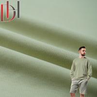 China Organic Combed Cotton Knitted Fabric 35% Cotton 55% Polyester 10% Spandex For Autumn Winter Hoodie for sale