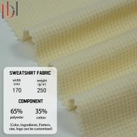 China 65% Polyester 35% Cotton 250gsm Polo Shirt Fabric Organic Cotton Waffle Fabric Combed Yarn for sale