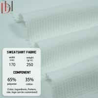 China 250g 65% Polyester 35% Cotton Fabric Premium T Shirt Sports Clothing Cotton Fabric for sale