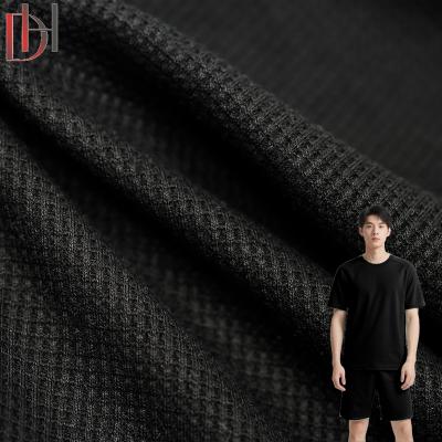 China T Shirt Polo Cotton Fabric Clothing 65%Polyester 35% Cotton Waffle Fabric for sale