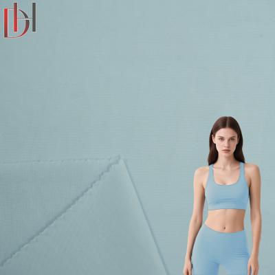 China Breathable Eco Friendly Cotton Spandex Fabrics For Yoga Sports Tricot Wicking Garment for sale