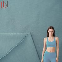 China 47.5% Lycell 47.5% Cotton 5% Spandex Knitted Tricot Sports Fabric Factory for sale