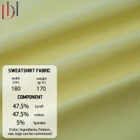 China High quality Lycell 47.5% cotton 5% Spandex Yoga Sport 47.5% Fabric for sale