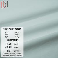 China Factory Manufactured 47.5%Lycell47.5%cotton5% Spandex Comfortable Breathable Plain Sports Yoga Cotton Dress Fabric for sale
