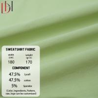 China Customized 47.5% Lycell 47.5%cotton 5% Spandex Yoga Clothing Plain Sport Textile Fabric Manufactured Factory for sale