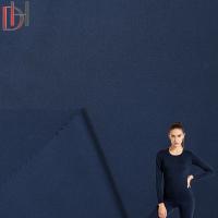 China High Quality 280gsm Double-Sided Jersey Fabric 80% Nylon 20% Spandex Customizable Eco-Friendly Rib Sports Shirt Fabric for sale