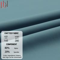 China High Quality 80% Nylon 20% Spandex 280g Double-Sided Eco-Friendly Sports Fabric for sale