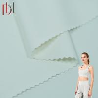 China High-quality 220g Polyester Spandex Stretch Yoga Shirt Jersey Fabric Eco-Friendly Anti-UV Medium Weight Double Faced Comfortable for sale