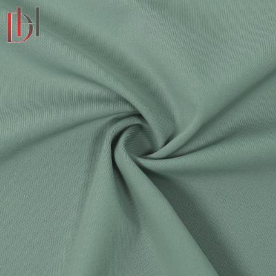 China High quality 220 GSM Double Faced 80%  Polyester 20% Spandex Stretch Jacquard Rib Yoga Shirt Clothing Fabric for sale