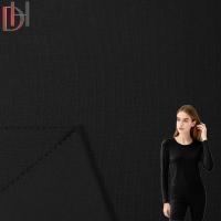 China High-quality 75%Tencel 18%Wool 7%Spandex 220g Ultra-soft Skin-friendly Ribbed Knitted Stretch Shirt Fabric for sale