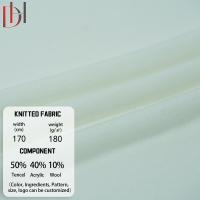 China 50% Polyester 10% Wool 40% Acrylic Stretch Knitted shirt Rib fabric factory for sale