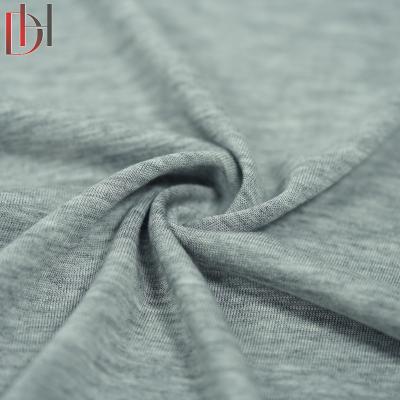 China Stretch Jersey Fabric Lightweight Wrinkle Resistant Rib Undershirts-Ultra-soft Skin-friendly High-quality Knitted Fabric for sale