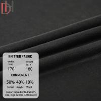 China OEM ODM Customized Fashion High-qualit 180g 50% Tencel 40% Acrylic 10% Wool Shirt Garment Material Fabric for sale