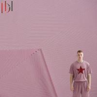 China Customizable Comfortable Lightweight Rib 165cm 140g 100% Polyester Phantom T-shirt Clothing Fabric Factory for sale