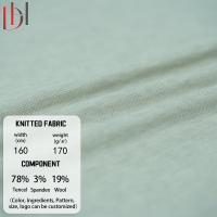 China 78%Tencel 19%Wool 3%Spandex Soft Luster Tencel Wool Pique Fabric for sale
