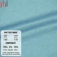China High-quality 78% Tencel 19% Wool 3% Spandex 170g Breathable Shirt knitted fabric for sale