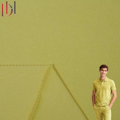 China Custom Summer High Quality 190cm100% cotton 240g Sporty shirt Polo Rib Fabric for sale