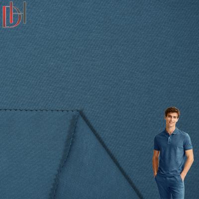 China High Density Cotton Heavyweight Poplin Ribbed shirt Polo Fabric for sale