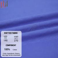 China High quality Versatile Combed 100% Cotton Rib 270g Jersey shirt Polo Fabric for sale