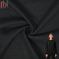 China OEM Custom High Quality Polo Shirt Breathable 100% Cotton Double Yarn Rib Jersey Fabric for sale
