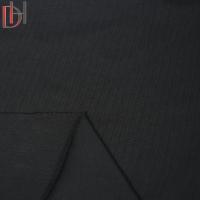 China OEM Custom High Quality Polo Shirt Breathable 100% Cotton Double Yarn Rib Jersey Fabric for sale