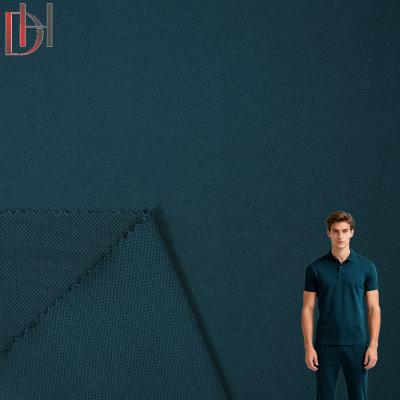 China Moisture-Absorbent  Dyed Breathable Comfortable 210g High Quality 100% Cotton Dress Shirt Polo Plain Fabric for sale