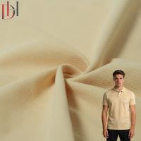 China Custom Jacquard Rib 96% Cotton 4% Spandex Stretch Eco-Friendly Breathable Wrinkle Resistant Jersey Polo Shirt 200g Summer Fabric for sale