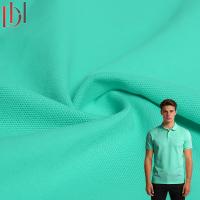 China Custom High-quality 200G/M² Woven 96% Cotton 4% Spandex Polo Shirt Pearl Textile Fabric Factory for sale