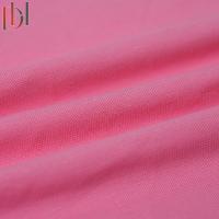 China Plain Dyed 96% Cotton 4% Spandex Fabric Summer Business T Shirt Wicking Rib Pique Fabric 200g for sale