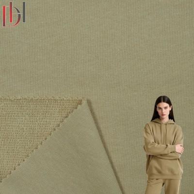 China Customizable Premium Cotton Shirt Cozy Customized High-Quality Hoodie Textile Woolen Fabric Factory for sale