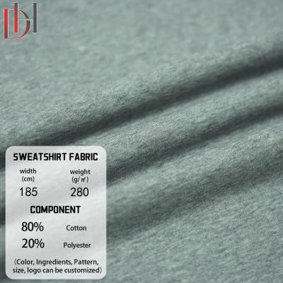 China New Plain Dyed Knitted Hooded Shirt Soft Durable Fashionable Versatile Factory Fabric for sale