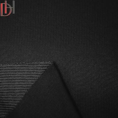 China Knitted Knitting High Quality Hoodie Polyester Textile Winter Sportswear Sweatshirt Fabric Factory for sale