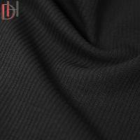 China 350gsm Cozy Thermal Sweatshirt Fabric Cotton Polyester Spandex Stripe Knit Fabric for Hoodies and Joggers for sale