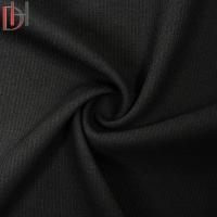 China 350gsm Cozy Thermal Sweatshirt Fabric Cotton Polyester Spandex Stripe Knit Fabric for Hoodies and Joggers for sale