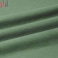 China 350 g/m² Wrinkle-Resistant Elastic & Stretch Ribbed Knit Hoodie Fabric with Vertical Stripe for sale