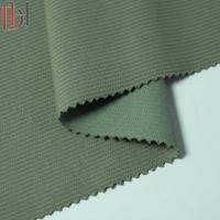 China 350 g/m² Wrinkle-Resistant Elastic & Stretch Ribbed Knit Hoodie Fabric with Vertical Stripe for sale
