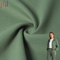 China 350 g/m² Wrinkle-Resistant Elastic & Stretch Ribbed Knit Hoodie Fabric with Vertical Stripe for sale