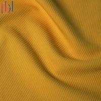 China Solid Color Vertical Striped Knit Fabric 350gsm 40%Cotton 55% plyester 5% Spandex Blended Fabric for Bulk Order Garment Manufacturing for sale