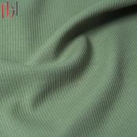 China 350 g/m² Wrinkle-Resistant Elastic & Stretch Ribbed Knit Hoodie Fabric with Vertical Stripe for sale