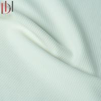 China Custom 350 g/m² Ribbed Knit Hoodie Fabric with 185 cm Width and 40% Cotton Blend for sale