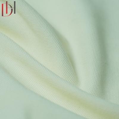 China Pique Fabric Wholesale Double Pique Knit 63% Cotton 37% Polyester For Garment Brands for sale