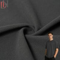 China Wholesale Breathable Double Pique Fabric 63% Cotton 37% Polyester 210gsm For Garment Factories for sale