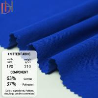 China Premium Classic Double Pique Knit Fabric Soft and Breathable for Polo Wear for sale