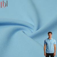 China Professional Polo Fabric Supplier 63% Cotton 37% Polyester Double Pique Knit Fabric Custom Order for sale