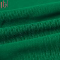 China Lightweight Breathable Double Pique Knit Fabric for Summer Polo Shirts 210gsm for sale